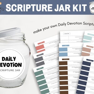 Mens Scripture Jar Printable, Make Your Own Scripture Jar, Prayer Jar ...