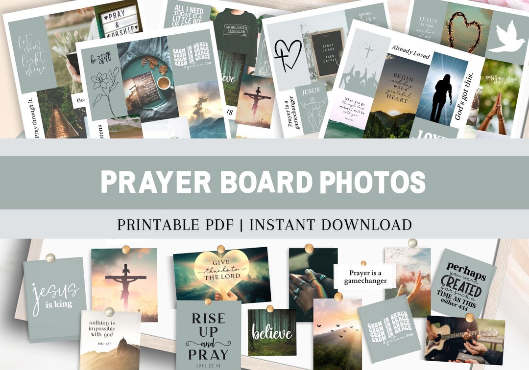 Prayer Board Printable Pictures, Prayer Board Ideas, Printable Daily ...