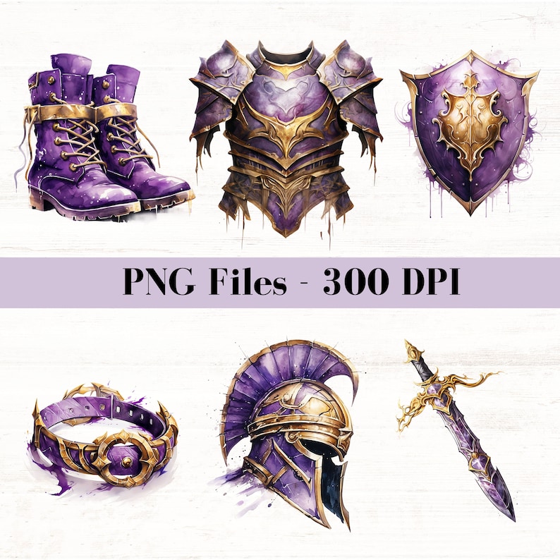 Armor Of God Clip Art Full Armor Of God Pngs Ephesians 6 Etsy