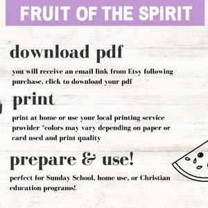 Printable Fruit of the Spirit Certificates, Printable Fruit of the ...