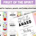Fruit of the Spirit Awards, Printable Fruit of the Spirit Certificate ...