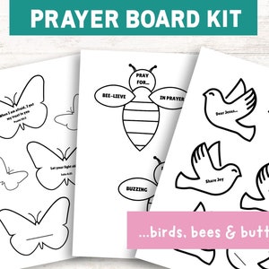 Prayer Board for Kids, Christian Kids Prayer Activity, Sunday School ...