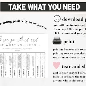 Christian Take What You Need Printable, Christian Bulletin Board, Bible ...
