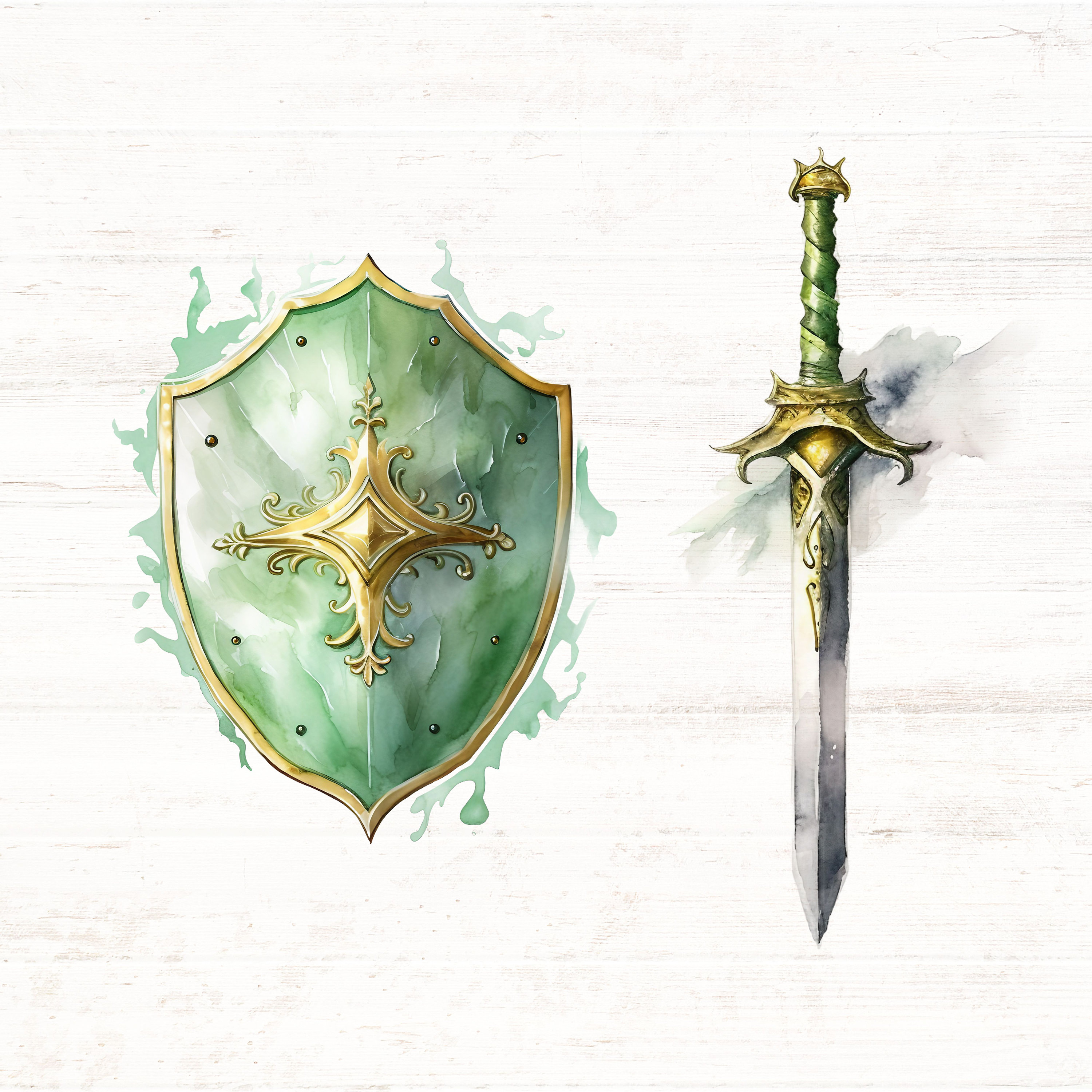 Armor of God Clip Art Full Armor of God Pngs Ephesians 6 - Etsy