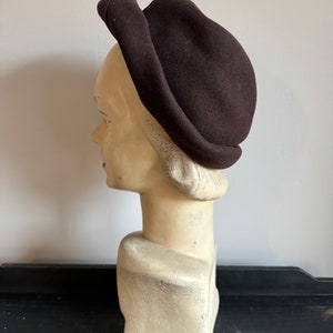 Gorgeous 1940s Felt Hat - Etsy