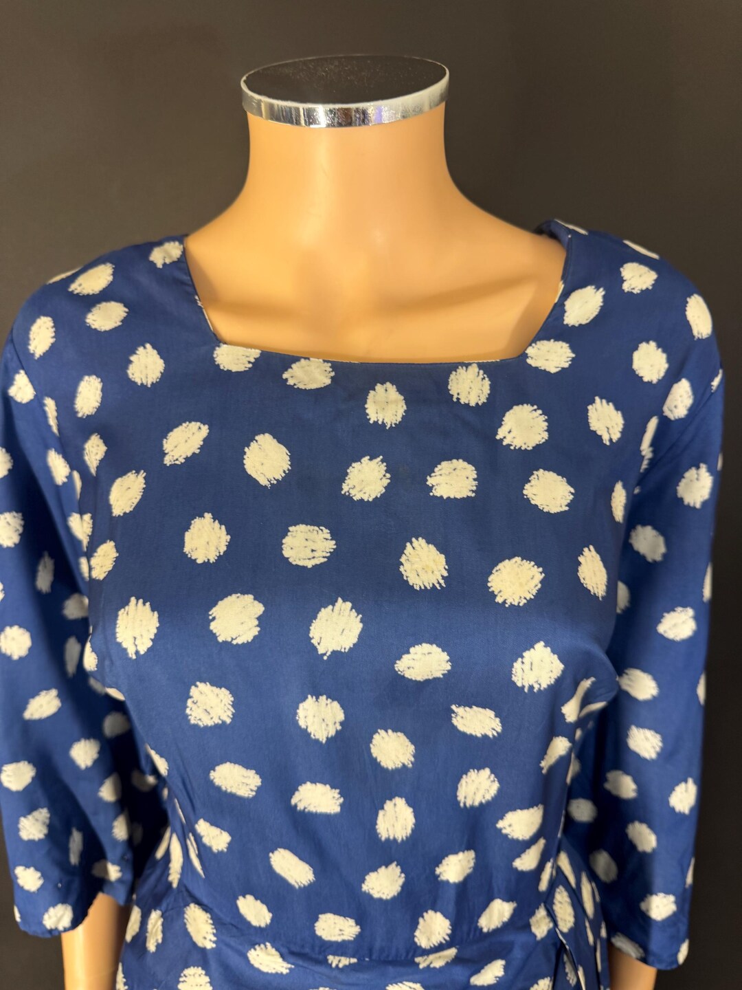 Elegant 1950s Fabulously Fuller Figured Day Dress Perfect for Goodwood ...