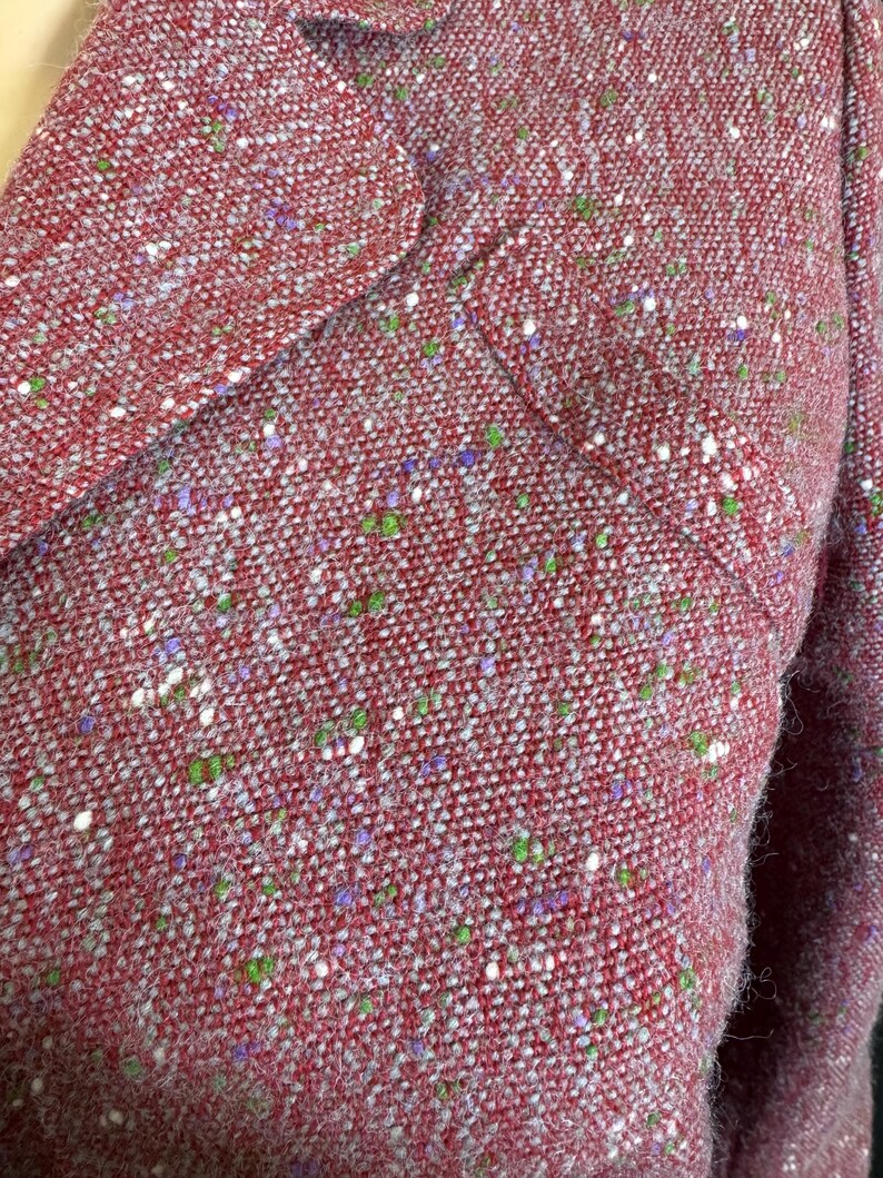 Stunning 1940s Pink Tweed Suit - Etsy UK