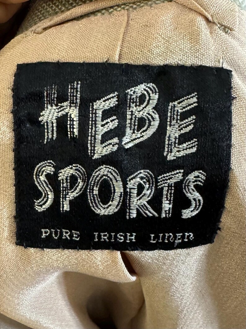 Outstanding 1940s Linen hebe Suit - Etsy