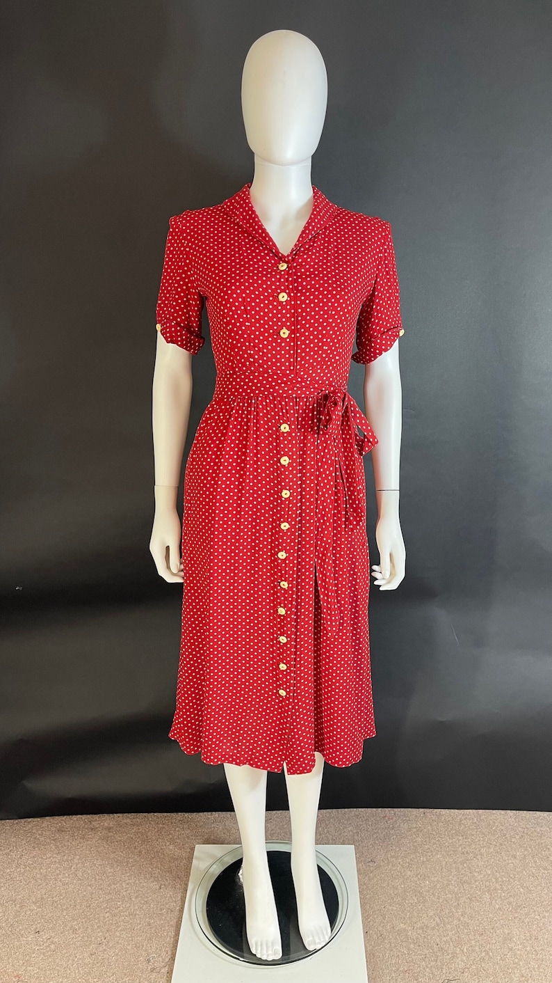 Really Pretty 1940s Day Dress - Etsy