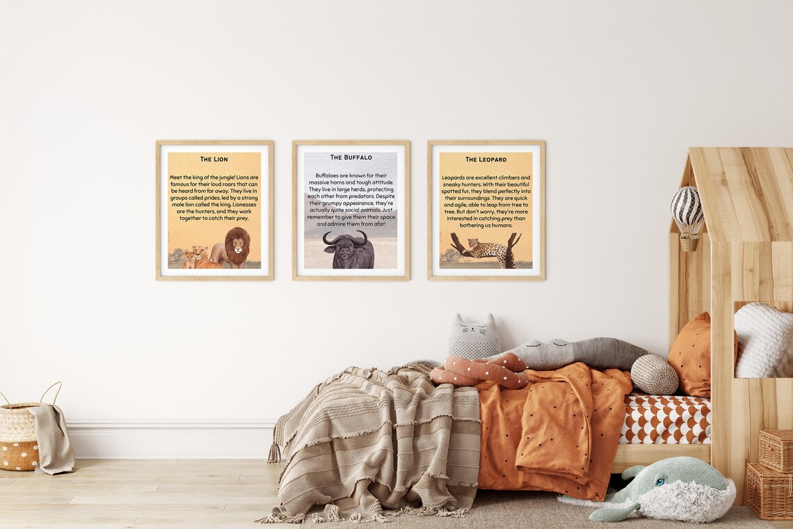 South African Animals Children’s Digital Book Educational Printable ...