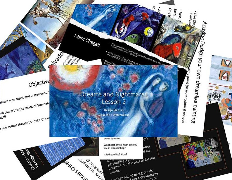 Art Lesson Bundle, Art Lessons for Children, KS3 Art Lesson Bundle, 10 ...