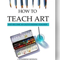 Children's Art Lesson, Make a Frottaged Background Art Lesson, School ...