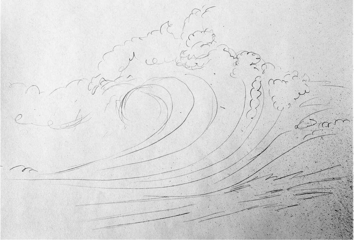 How to Paint a Wave, Children's Art Lesson, School Art Lesson, Ks3 Art ...