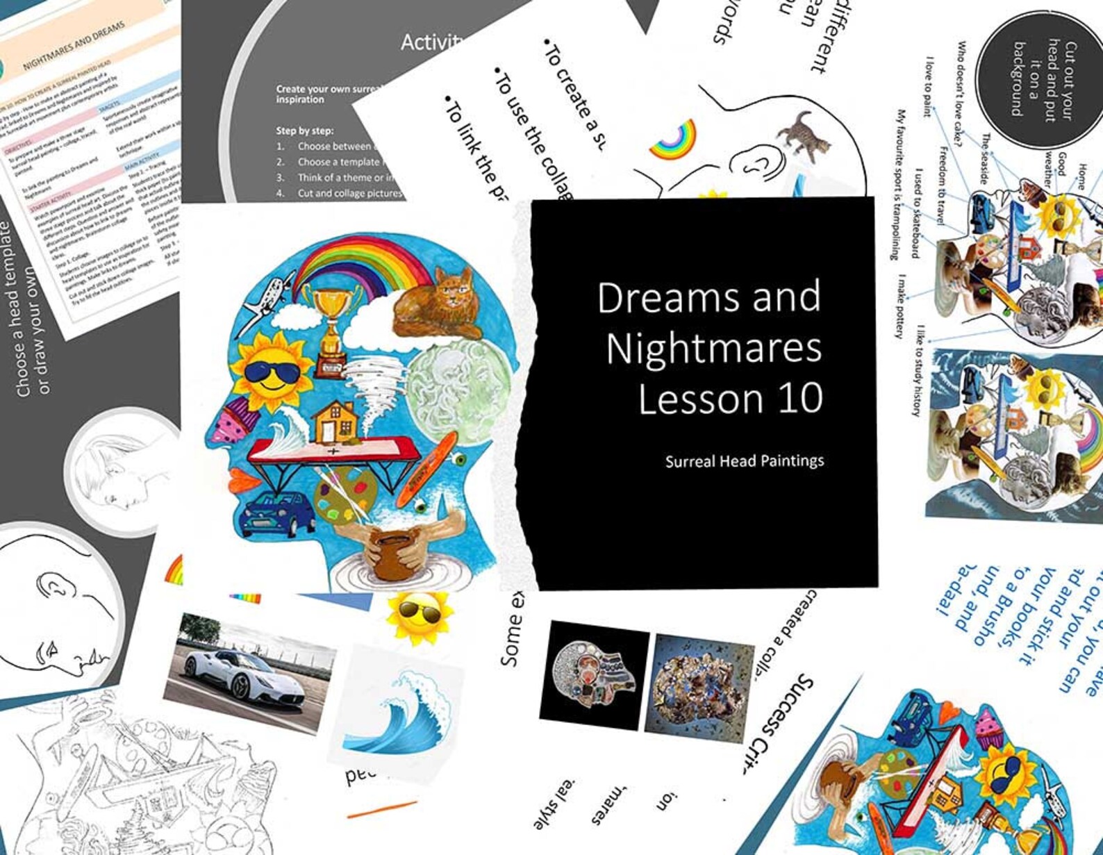 Art Lesson Bundle, Art Lessons for Children, KS3 Art Lesson Bundle, 10 ...