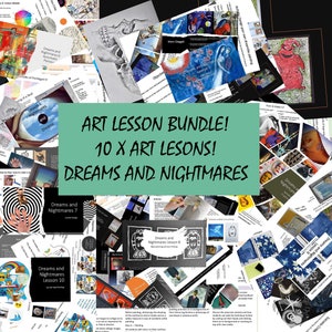 Art Lesson Bundle Art Lessons for Children KS3 Art Lesson - Etsy