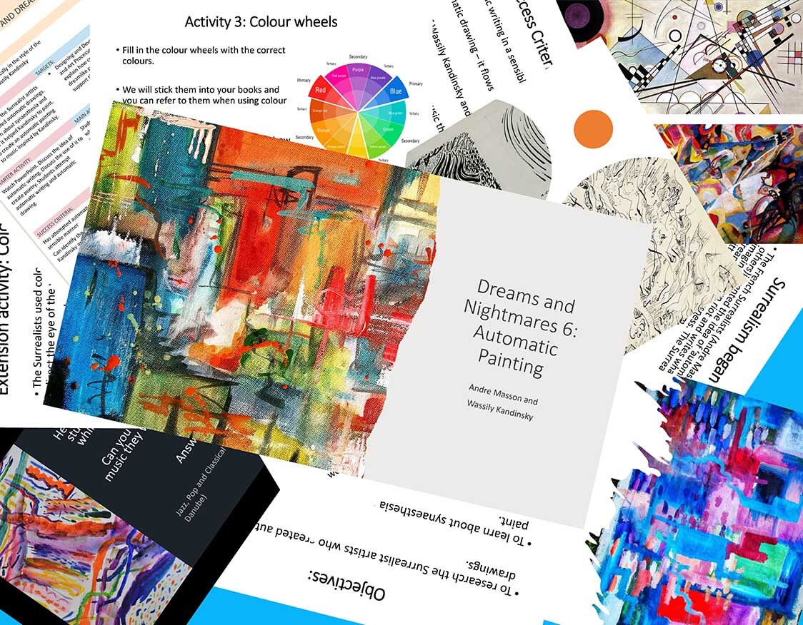 Art Lesson Bundle, Art Lessons for Children, KS3 Art Lesson Bundle, 10 ...