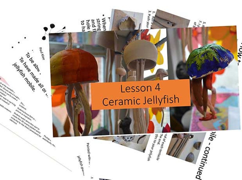 Children's Art Lesson, Make a Ceramic Jellyfish Art Lesson, School Art ...
