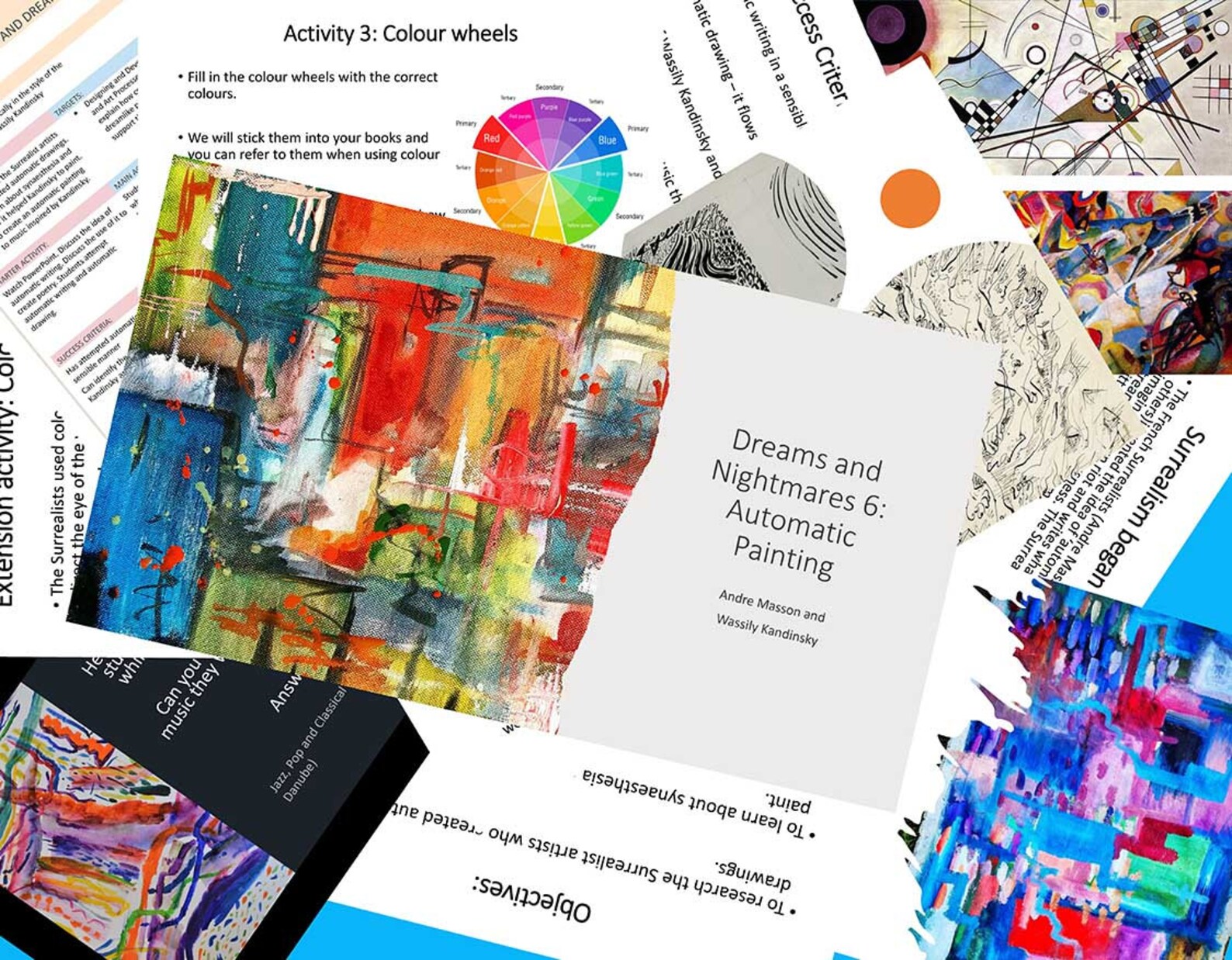 Children's Art Lesson With Lesson Plan and Powerpoint Slides, Art ...