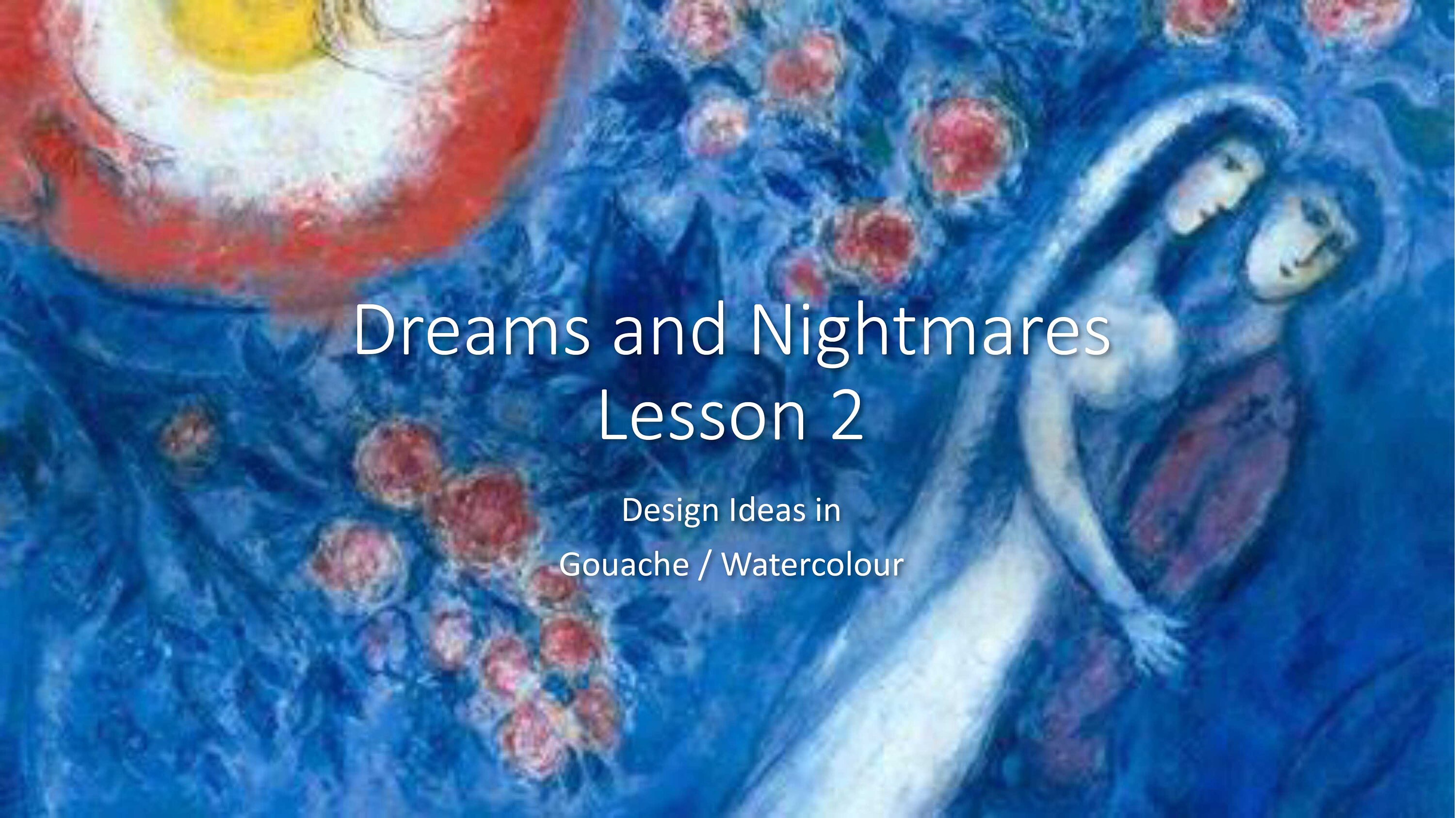 Dreams and Nightmares Art Lesson, Design Ideas (digital Download) - Etsy