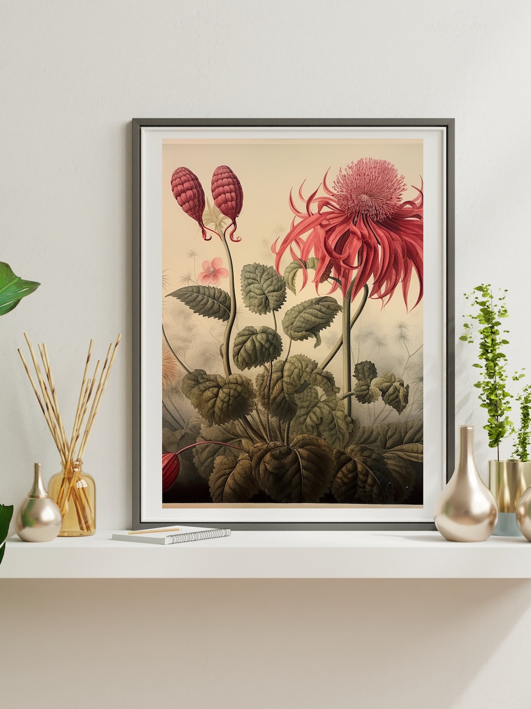 Vintage Botanical Print Botanical Poster Kitchen Decor Botanical Plant ...