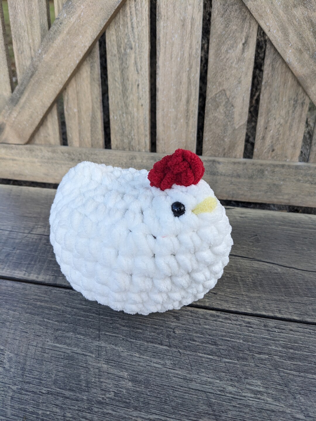 Crochet Chicken, Chicken Plushies, Chicken Stuffed Animal, Farmhouse ...