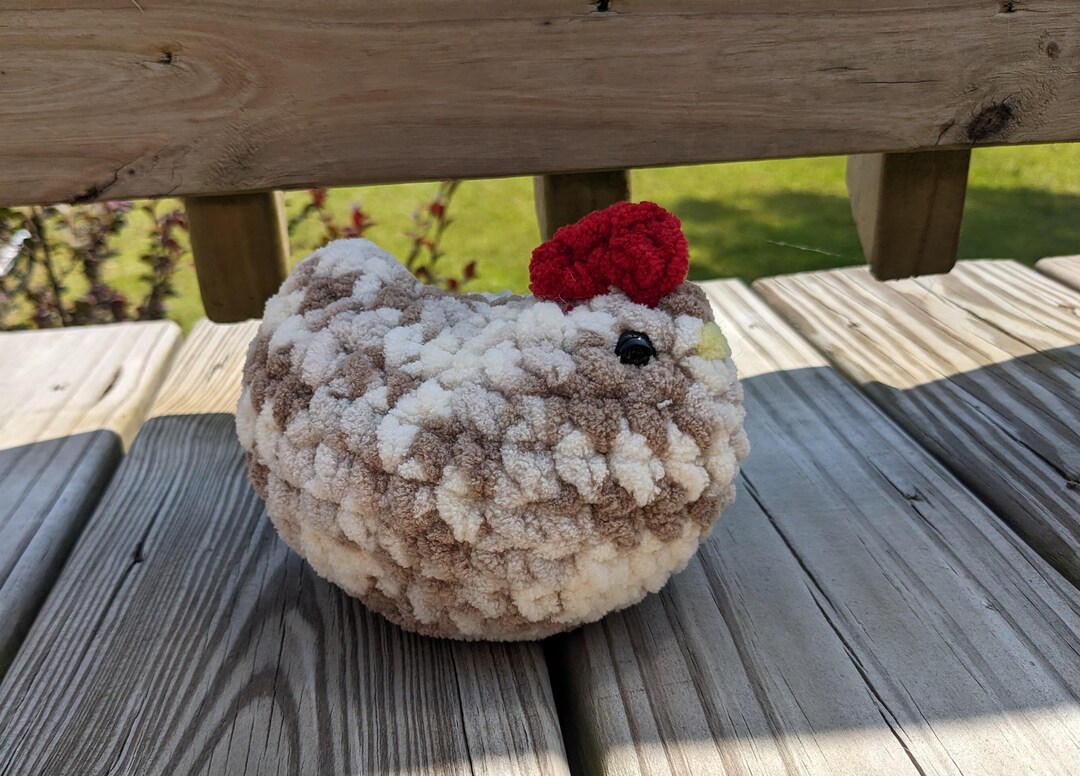 Crochet Chicken, Chicken Plushies, Chicken Stuffy, Farmhouse Chicken ...