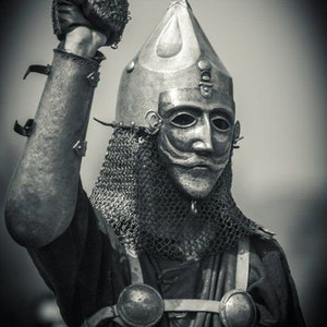 Medieval Knight Mask Ottoman Empire Helmet With Chain Mail - Etsy