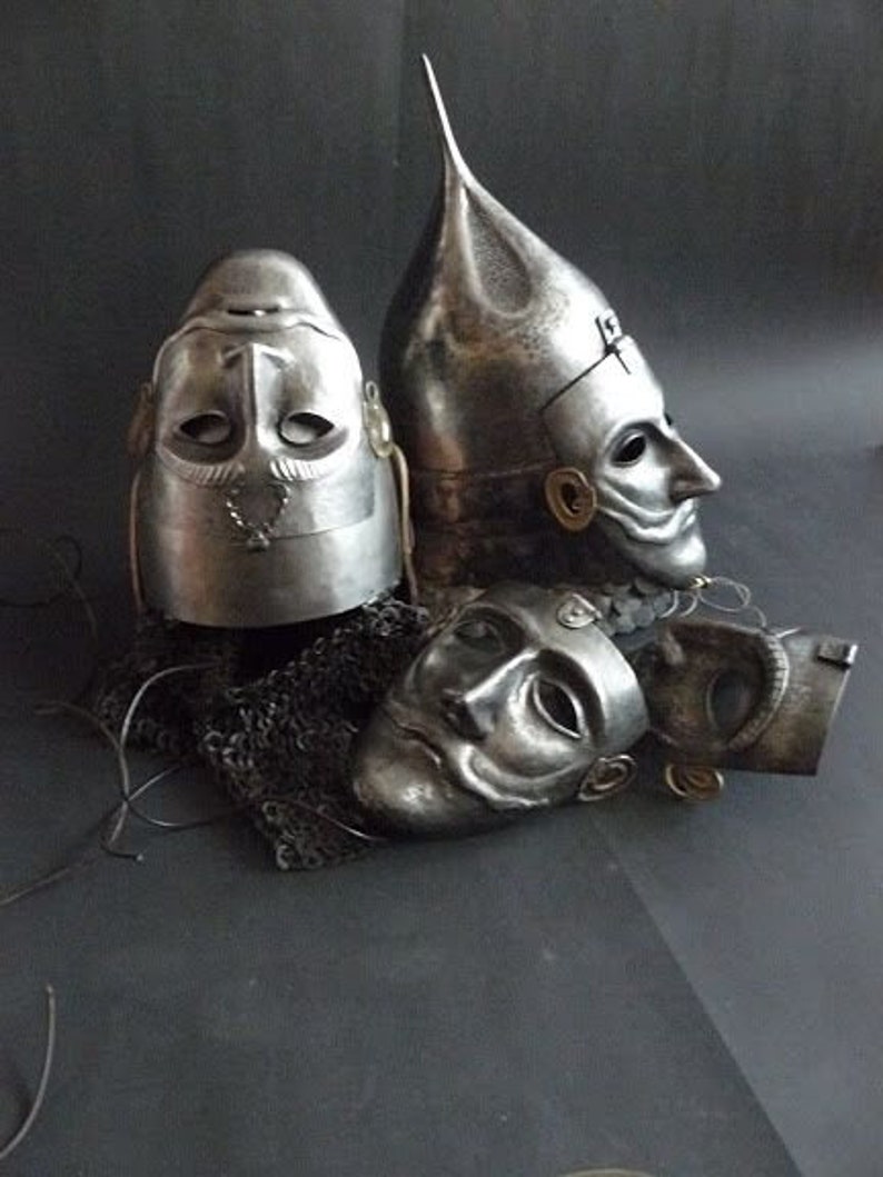Medieval Knight Mask Ottoman Empire Helmet With Chain Mail - Etsy