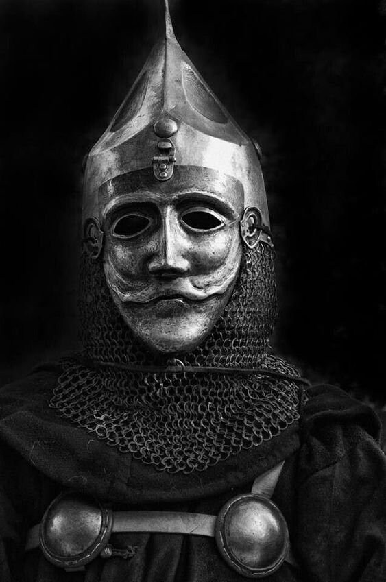 Medieval Knight Mask Ottoman Empire Helmet With Chain Mail Hallween ...