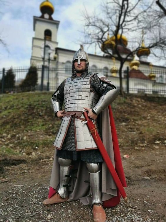 Medieval Armors Lamellar Chainmail Armor With Cloth Full Body Armour ...