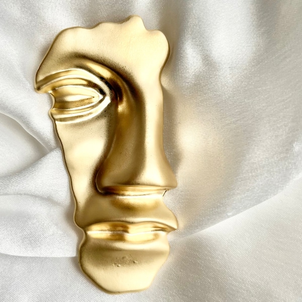 Face Brooch - Etsy