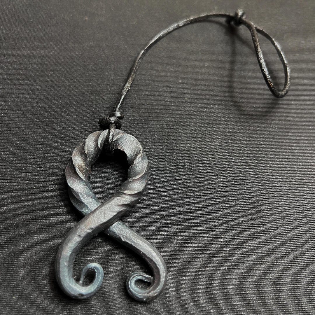 Troll Cross Talisman Protective Viking Amulet Hand-forged Iron - Etsy