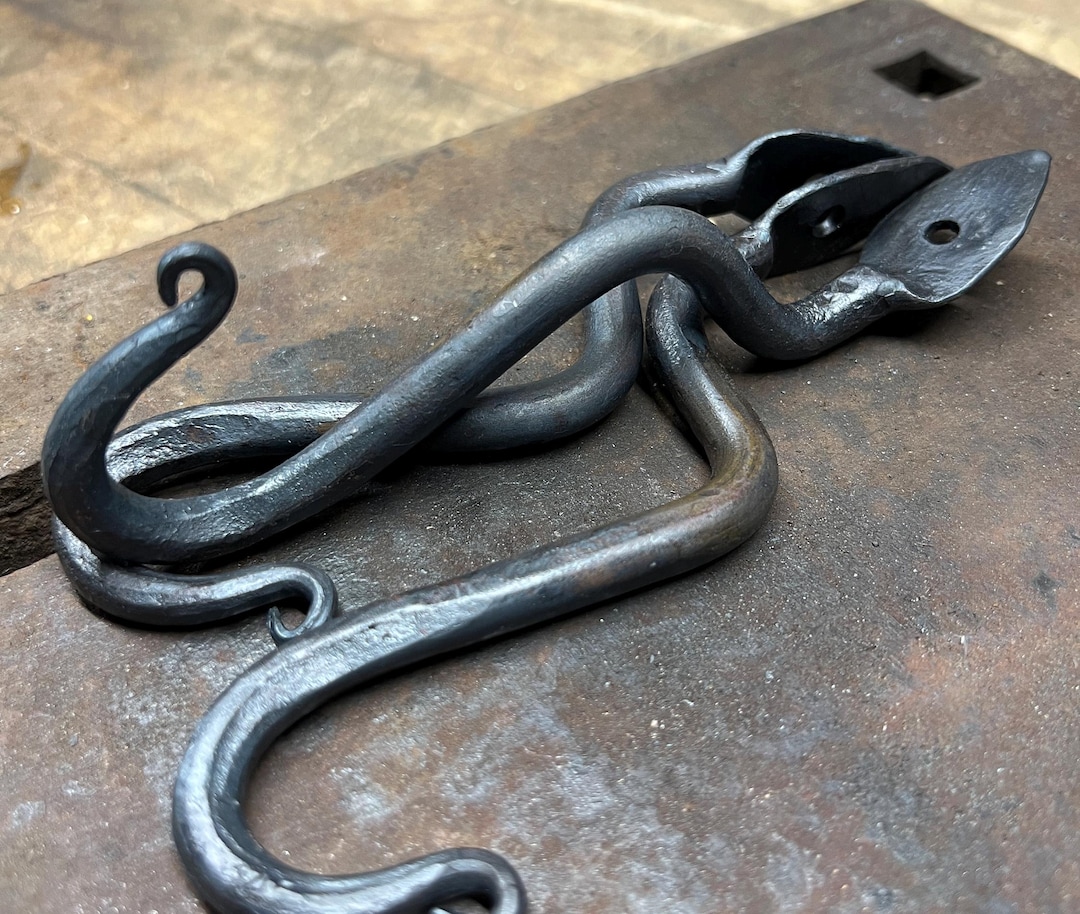 6.5 Inch Iron Hook - Rustic and Durable | Indoor or Outdoor Hook | Farm ...