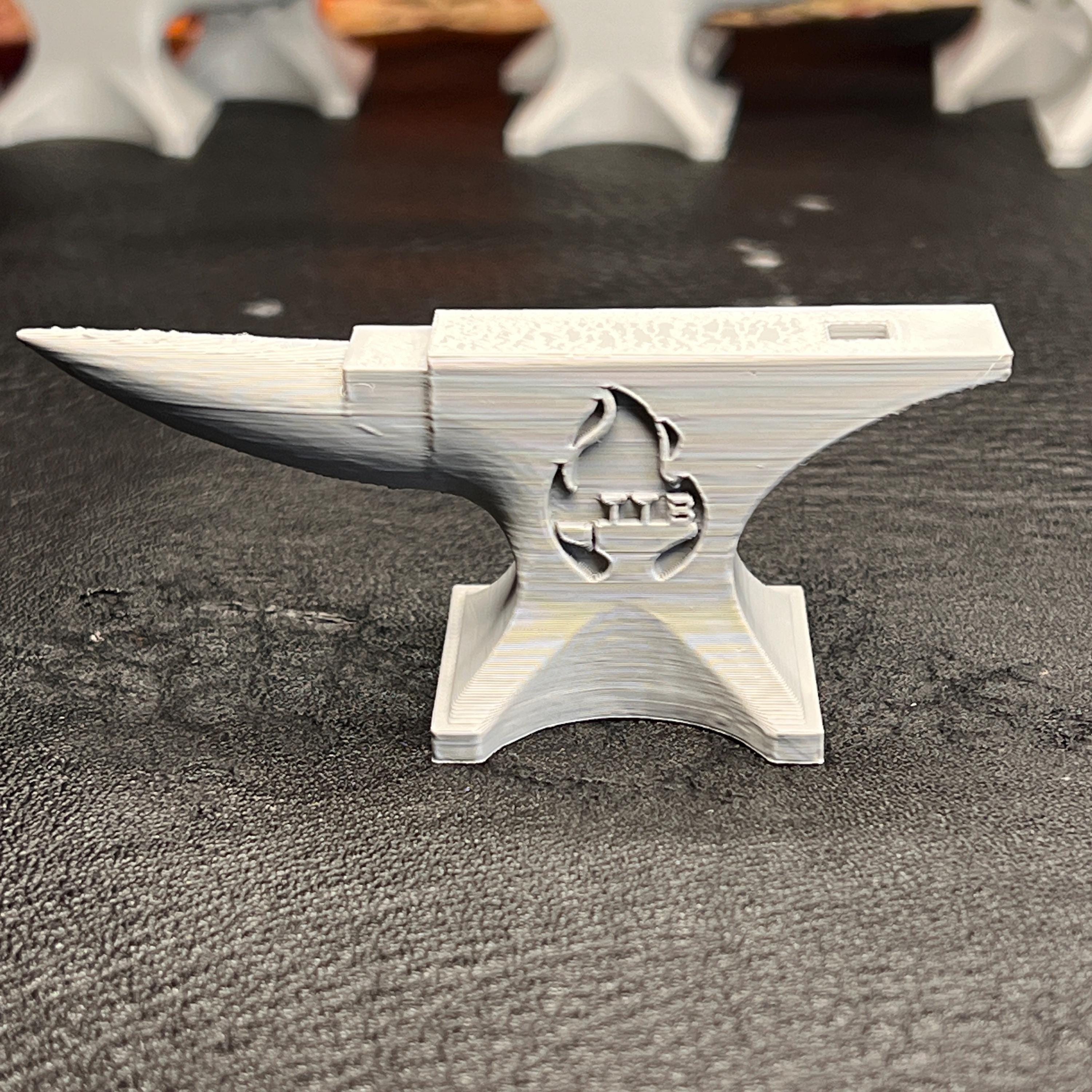 Mini Anvil – 3D Printed Blacksmith Desk Toy – Forge Prop for Kids ...