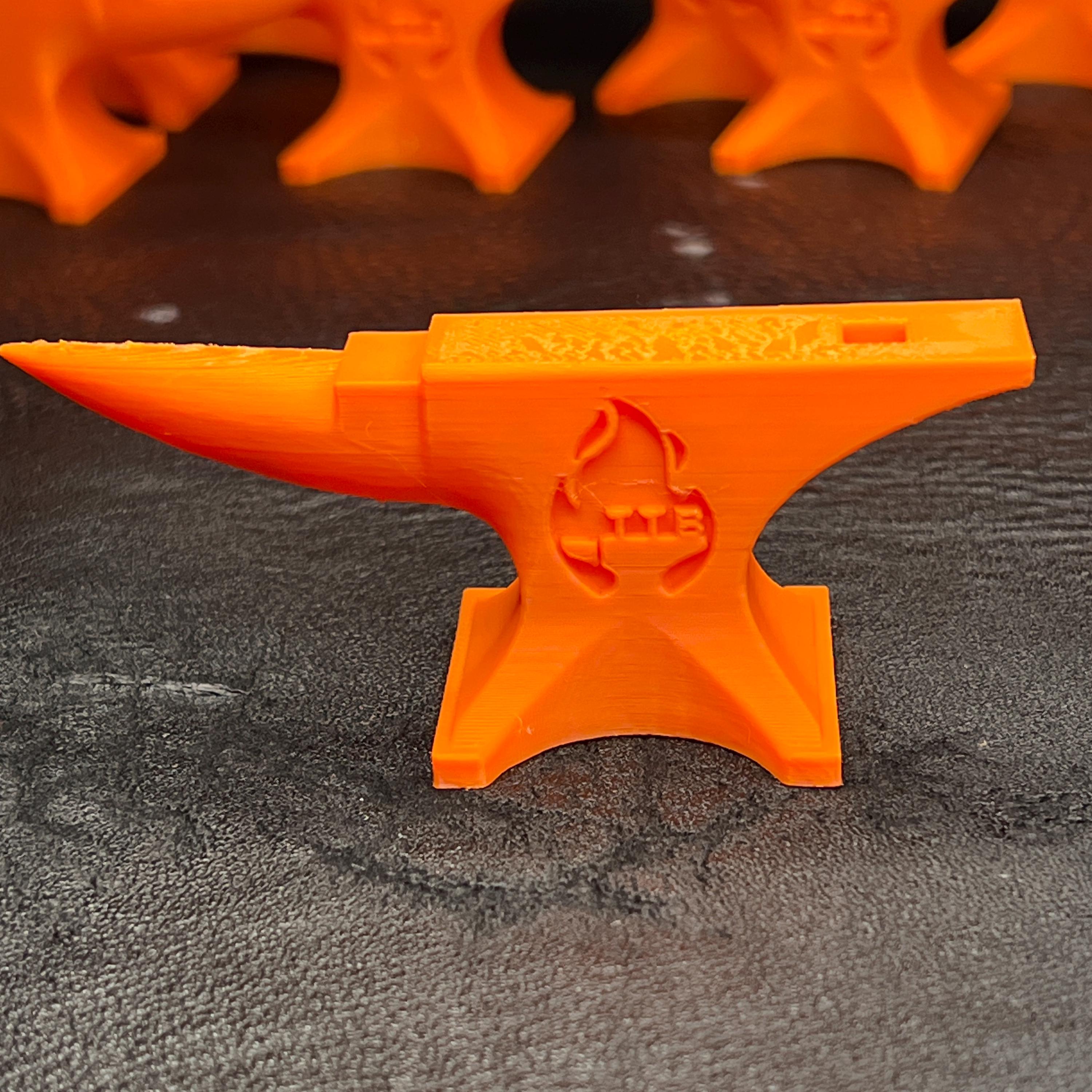 Mini Anvil – 3D Printed Blacksmith Desk Toy – Forge Prop for Kids ...