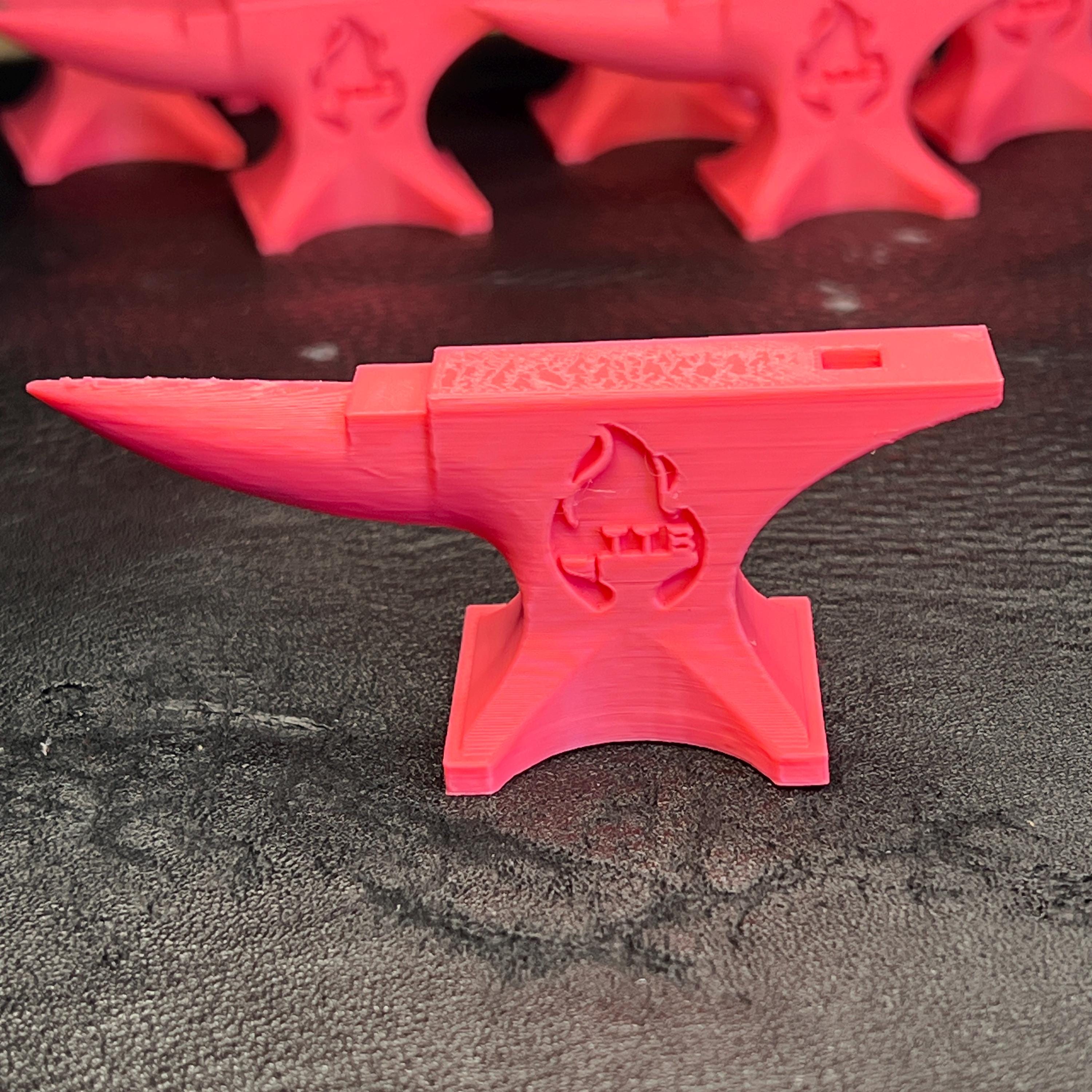 Mini Anvil – 3D Printed Blacksmith Desk Toy – Forge Prop for Kids ...
