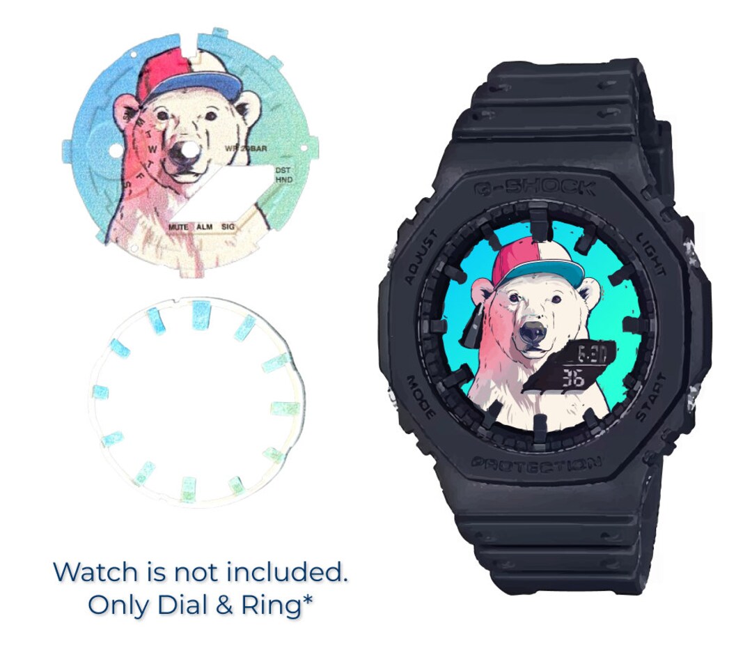 DIY Custom Original Casio G-shock Dial Set Assembled and Designed by ...