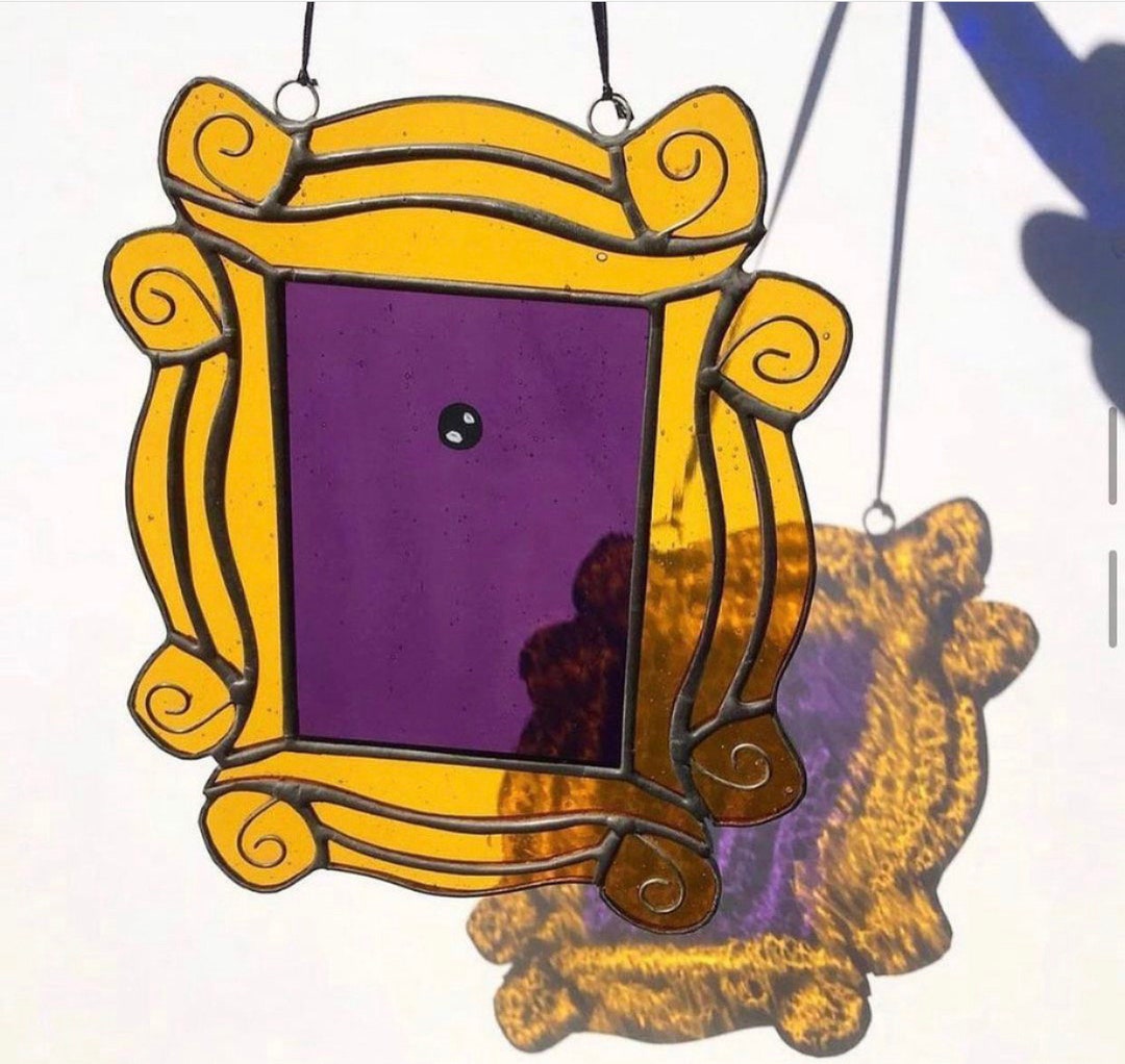 Stained Glass Friends Inspired Frame Hanging Decoration - Etsy