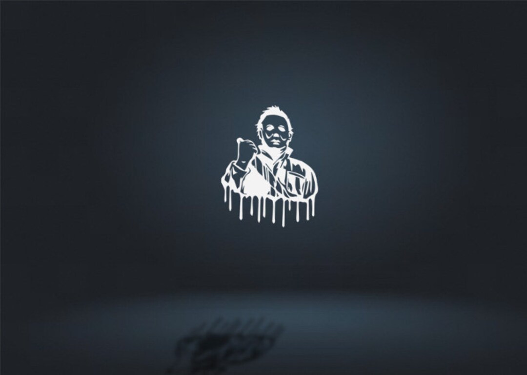 Michael Myers Blood Drip Decal Sticker - Etsy
