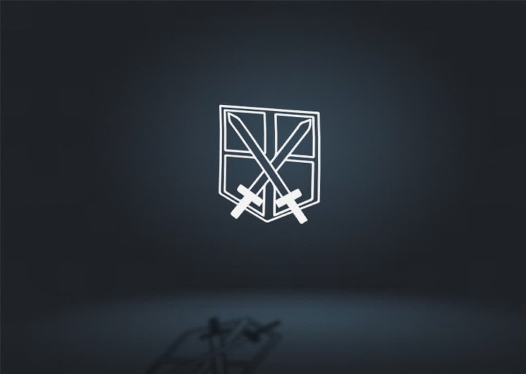 Attack on Titan Trainee Corps Emblem Decal Sticker - Etsy