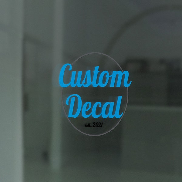 Multi Color Custom Decal - Etsy