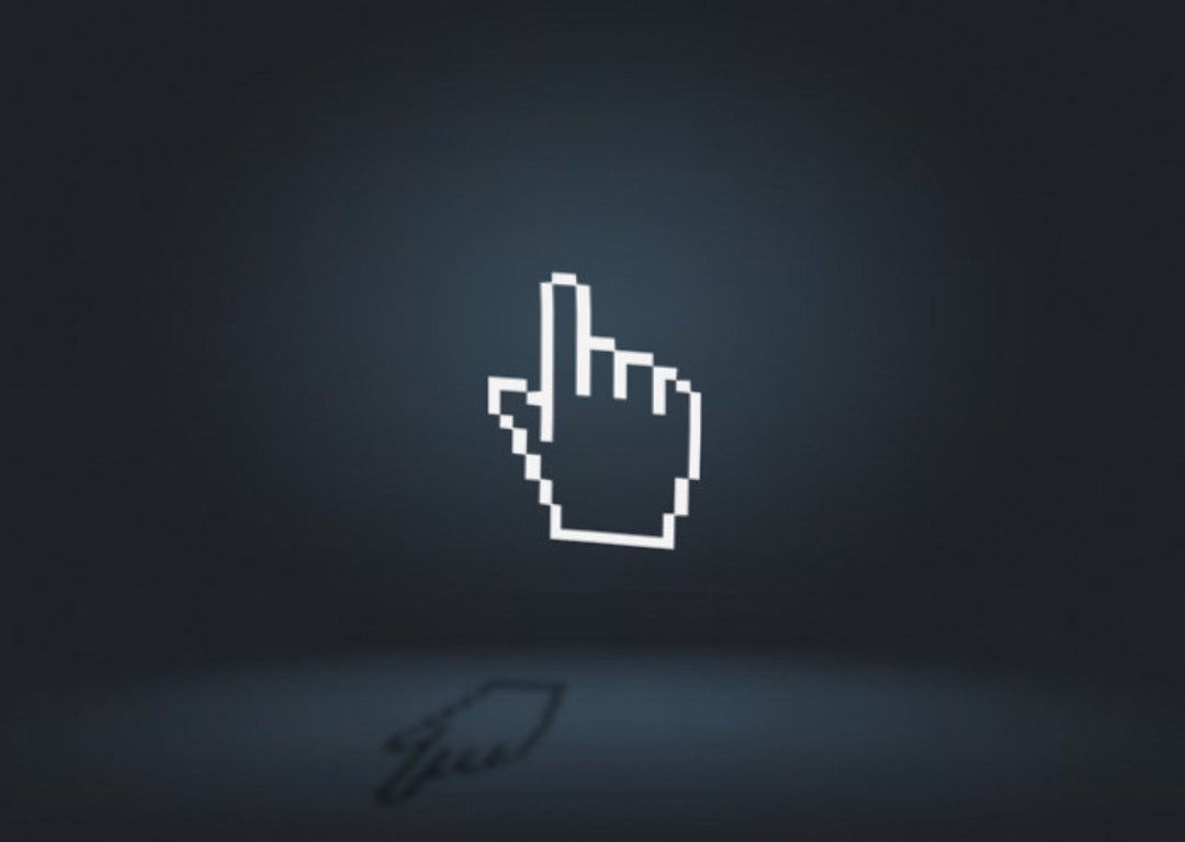 Windows Pixel Link Select Cursor Decal Sticker - Etsy