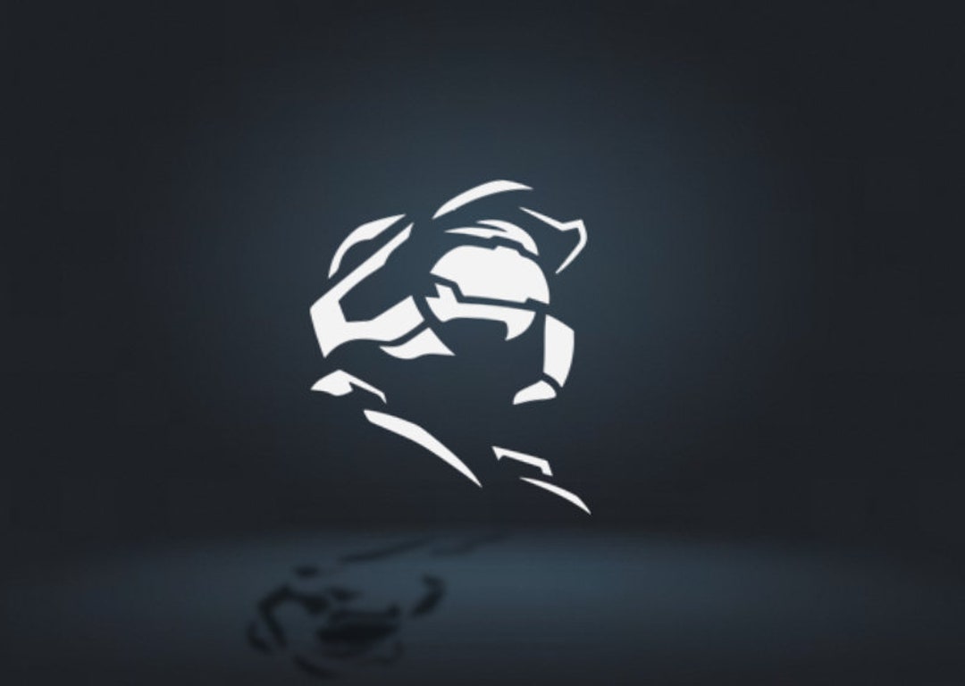 Master Chief Outline Decal Sticker - Etsy