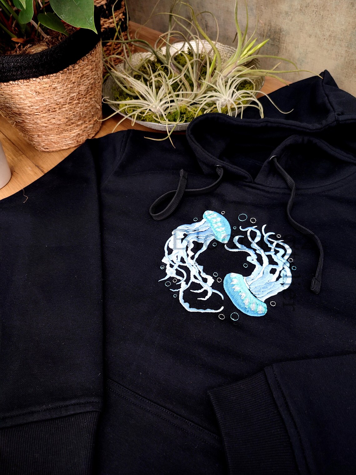 Jellyfish Water Color Jellyfish Navy Blue Pullover, Jellyfish ...