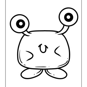 20 Pack Monster Colouring in Pages School Activity 20 X A4 Colouring ...