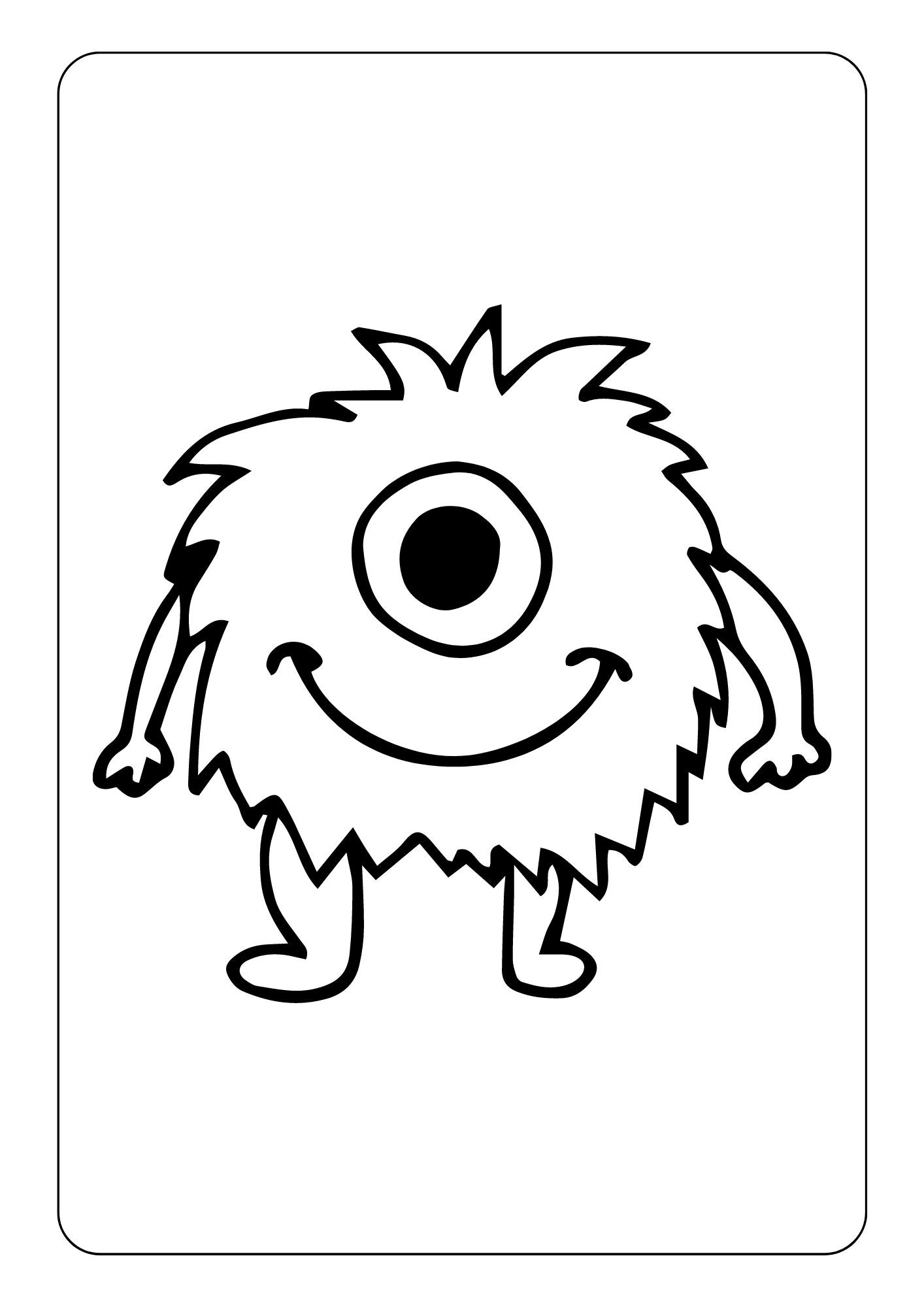 20 Pack Monster Colouring in Pages School Activity 20 X A4 Colouring ...