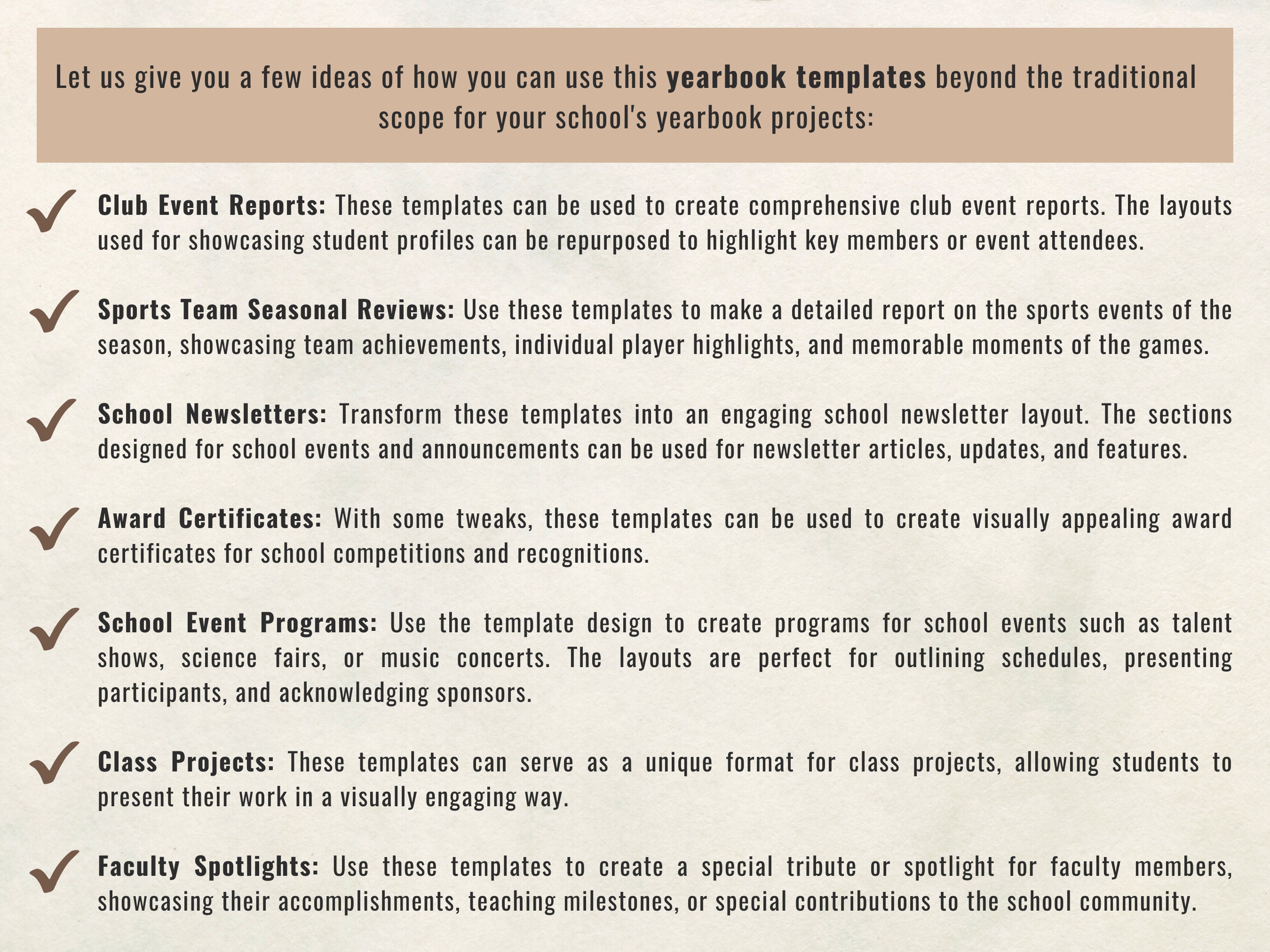 Elementary Yearbook Template Capture Your School Spirit With Fairytale ...