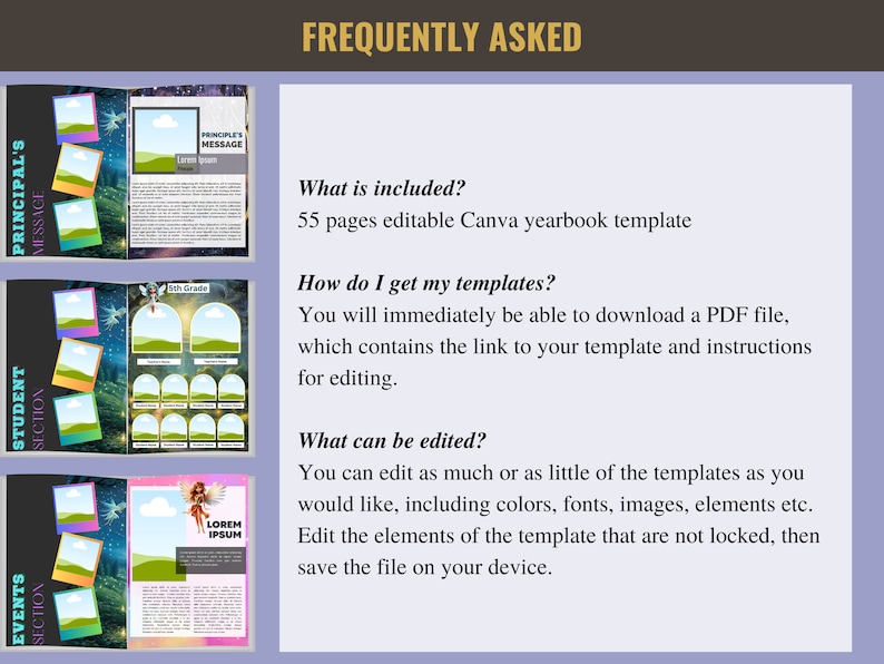 Elementary Yearbook Template - Capture Your School Spirit With ...