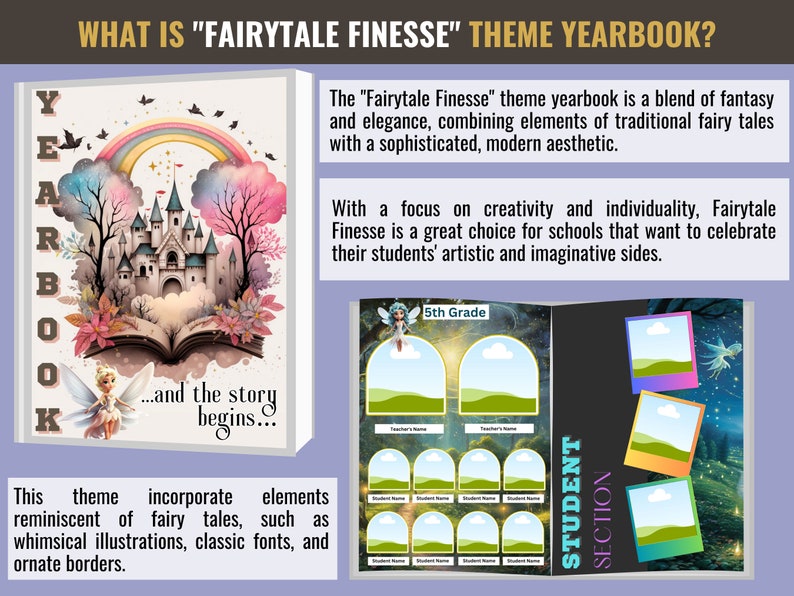 Elementary Yearbook Template - Capture Your School Spirit With ...