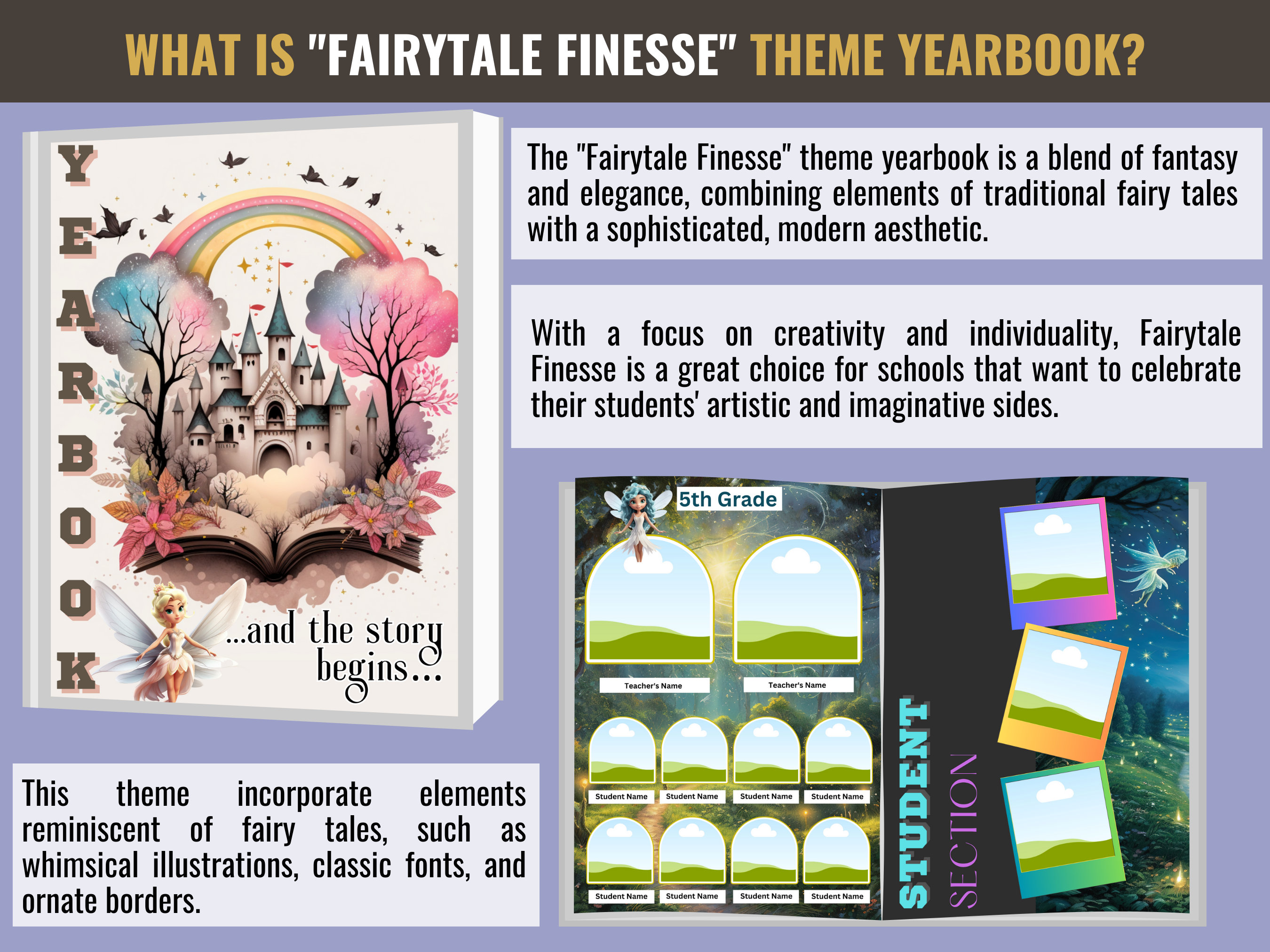 Elementary Yearbook Template - Capture Your School Spirit With ...